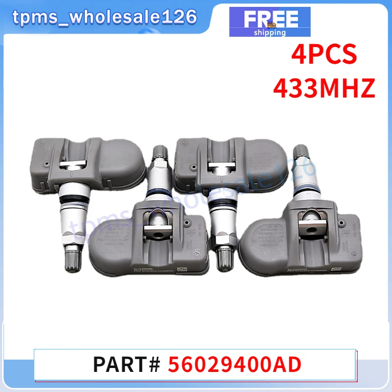 4 шт., датчик давления в шинах 56029400AD для Chrysler 300C 2012-2021 ...