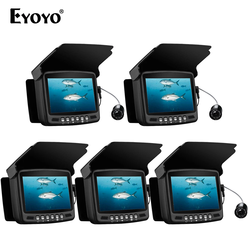 Комплект камер для подводной рыбалки Eyoyo EF43A | AliExpress