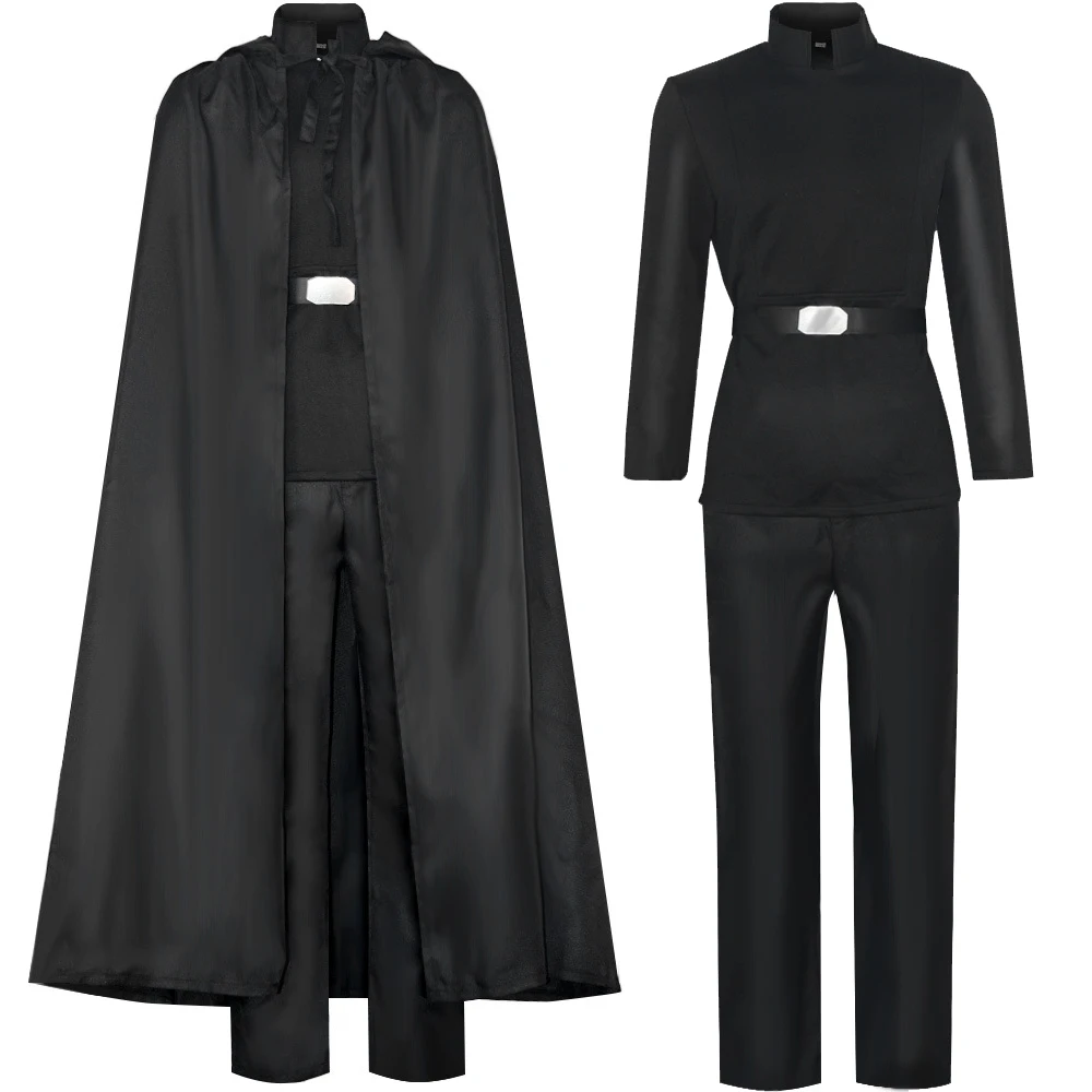 Аниме Люк Косплей Костюм Люк Черный Боевой Костюм Топ Брюки Плащ Полный Комплект Наряды для ...