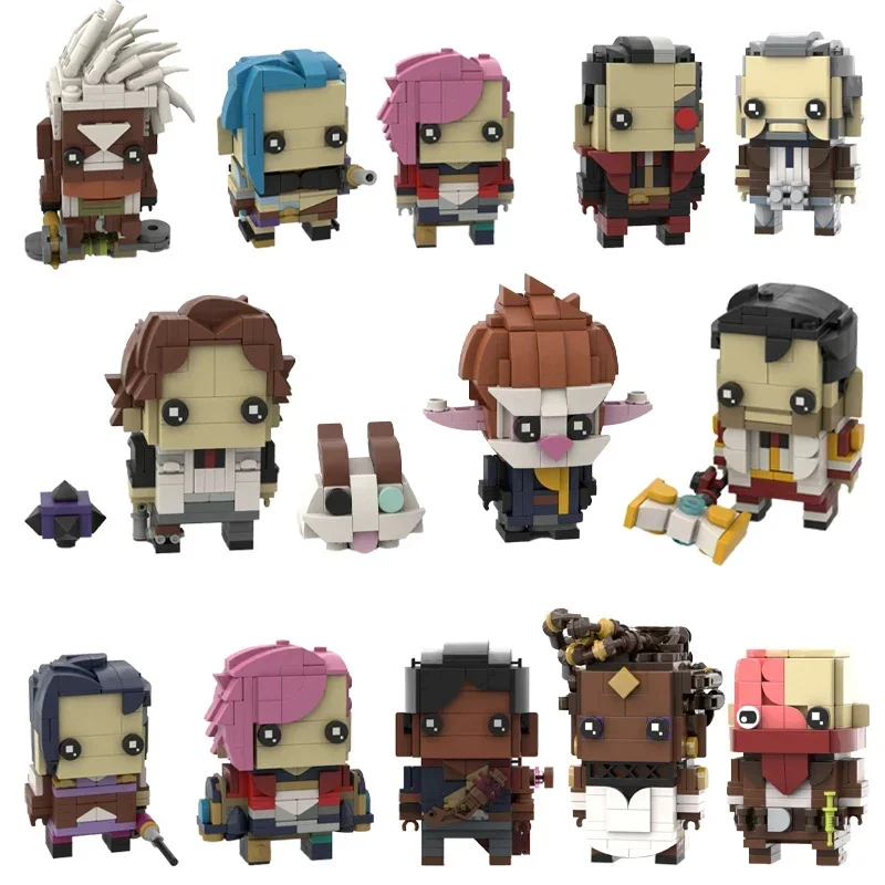 Блочный конструктор Jinx Vi Anima Moc Building Block в сборе Arcane ...