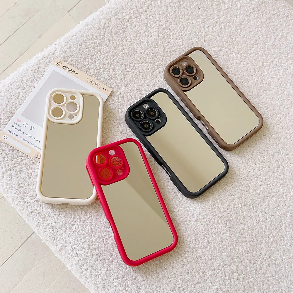 Роскошный зеркальный чехол для телефона для Oppo A60 A3 A3X A98 A78 A58 A38 A57 A76 A17 A94 A74 ...