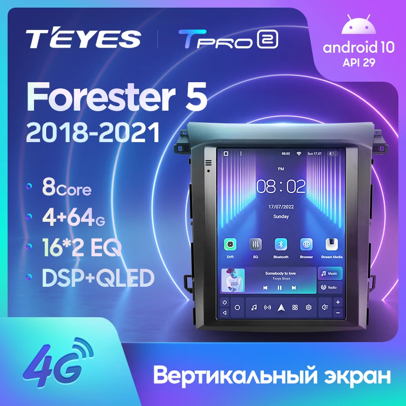 TEYES Тиайс TPRO 2 Штатная магнитола For Субару Форестер SK S14 For ...