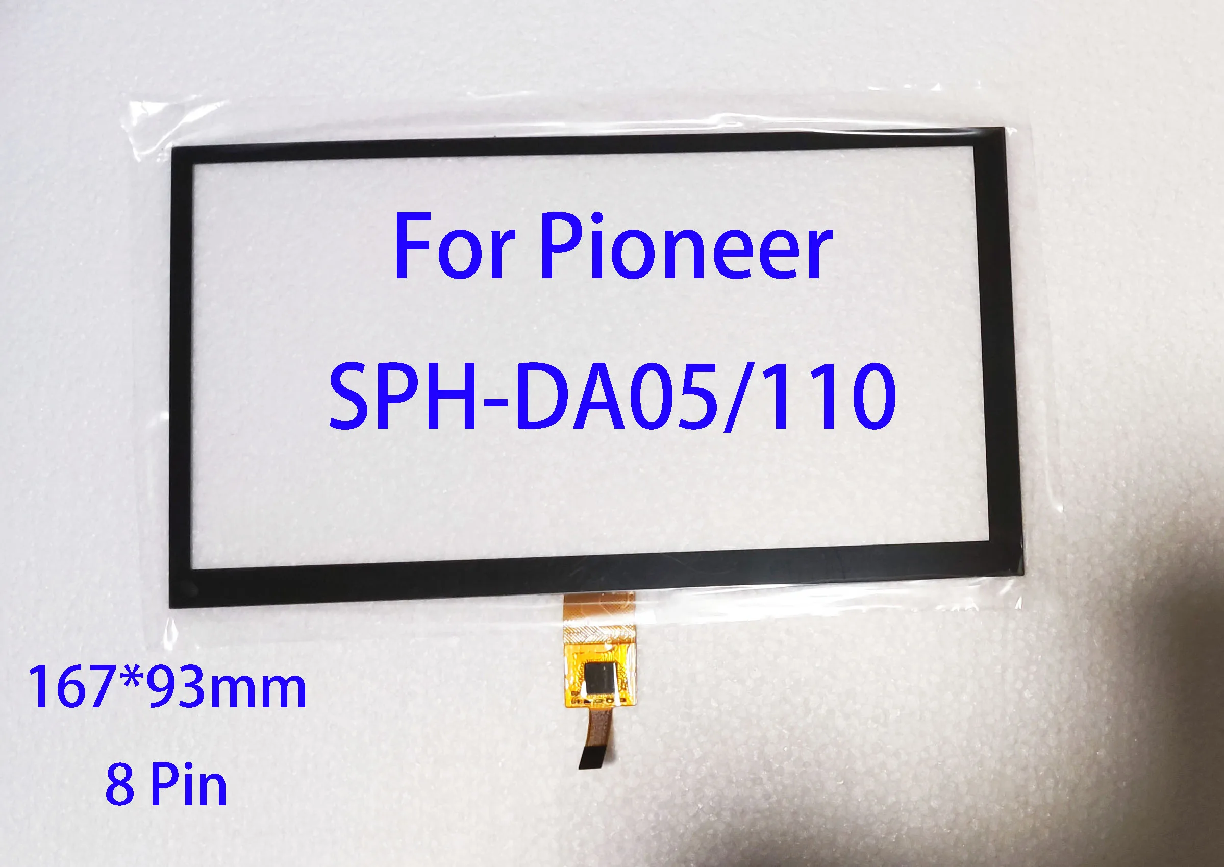 Сенсорный экран для Pioneer SPH-DA05 DA110 167*93 мм, 8-контактный датчик дигитайзера, Запасная ...