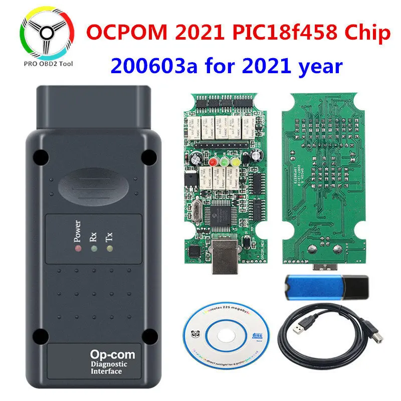 OPCOM 2021 200603 прошивка V1.95 для Op OPCOM 2021, с чипом PIC18f45 ...