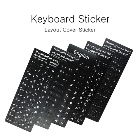 Sticker clavier arabe transparent - купить недорого | AliExpress