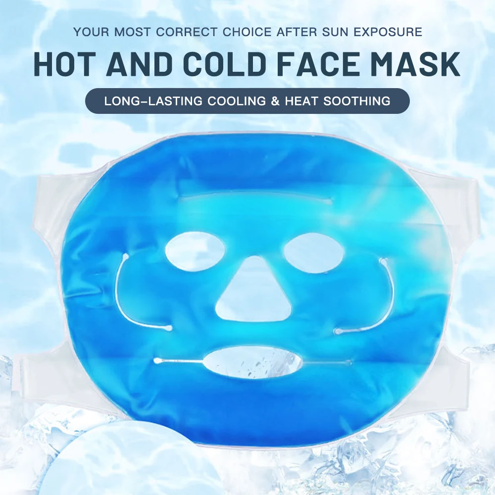 Gel Face Cooling Mask Facial Relieve Fatigue Face Lifting Anti Wrinkle ...