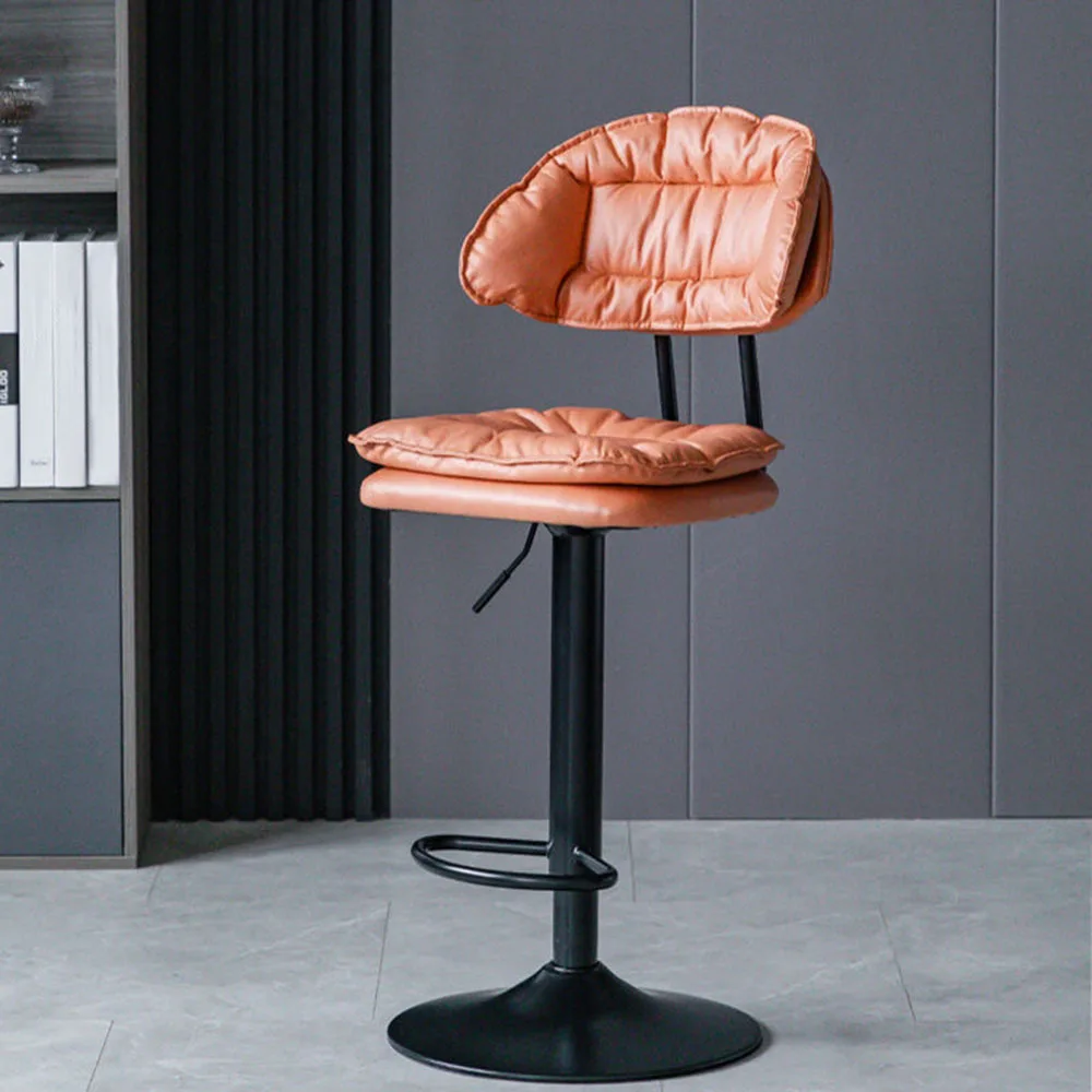 Rotatable Bar Chair Backrest Bar Stool Simplicity High Foot Stool ...
