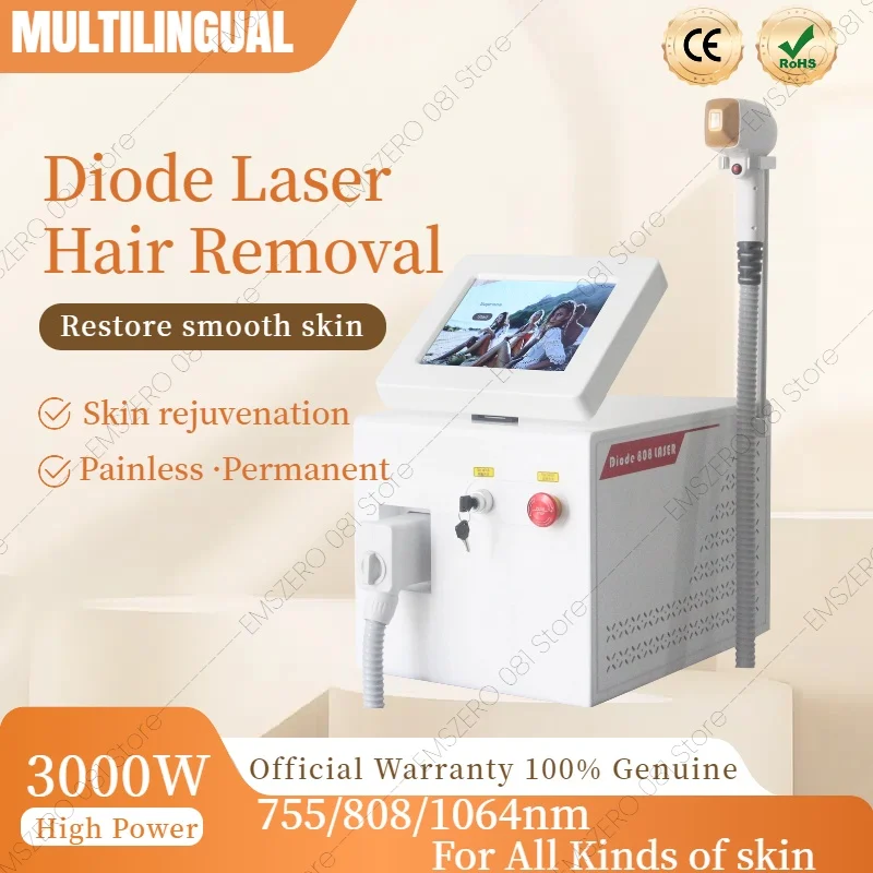 emszero 808 Diode Laser Hair Removal Machine | AliExpress