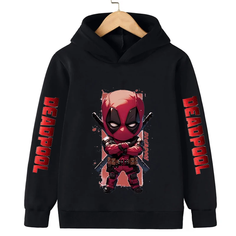 Deadpool Children Hoodies Girl Boy Kids New Fashion Pullover Autumn ...