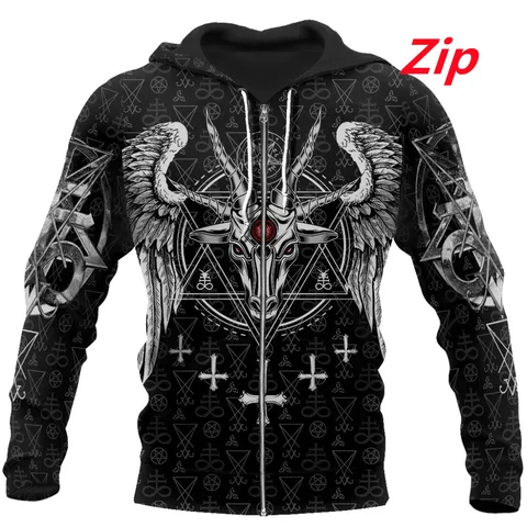 Satanic hoodie men AliExpress