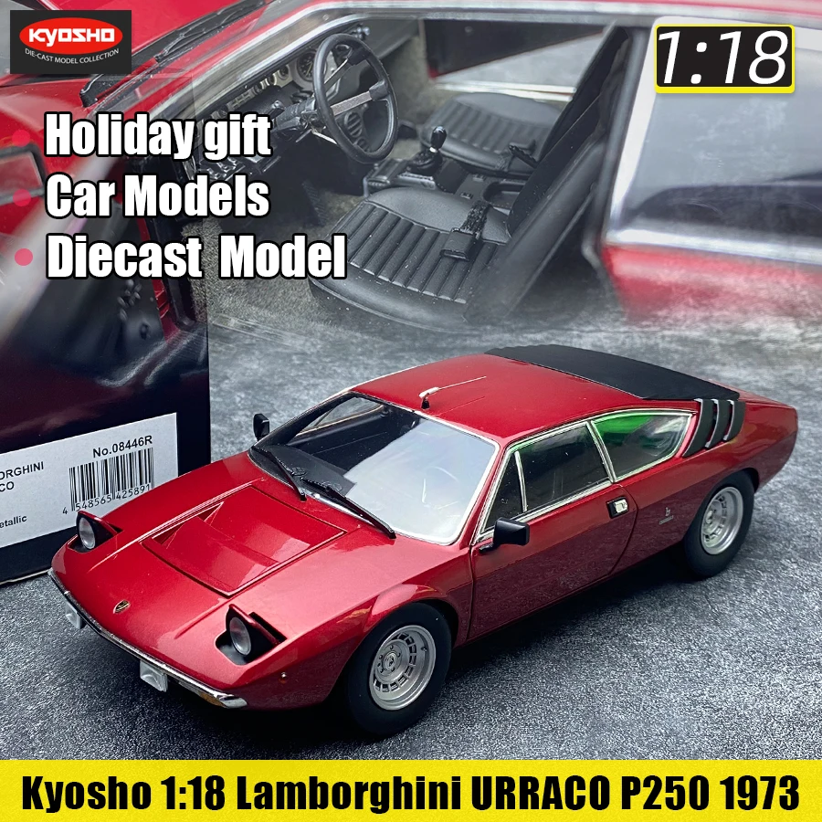 Kyosho 1:18 scale New Lamborghini URRACO P250 1973 die-cast model Car model Static decoration ...