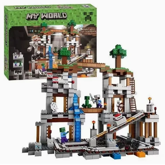 Конструктор Minecraft Крепость GAGAGIRL | AliExpress