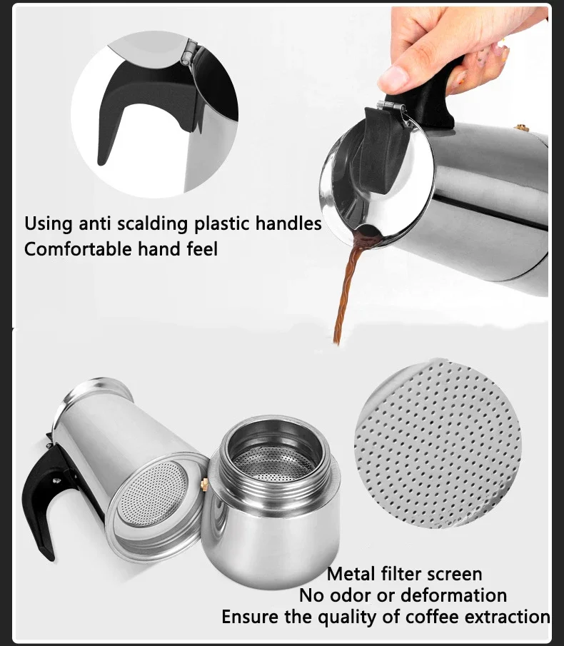 Кофемашина для приготовления кофе, 2/4/6/9 /12 чашек | AliExpress