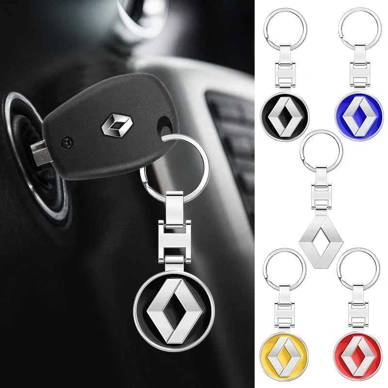 3D Metal Car Logo Key Rings Keyring Keychain For Renault Megane 2 3 4 ...
