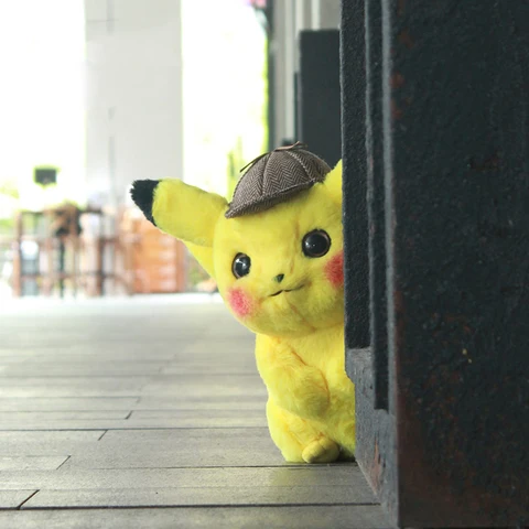 Detective pikachu plush toy AliExpress