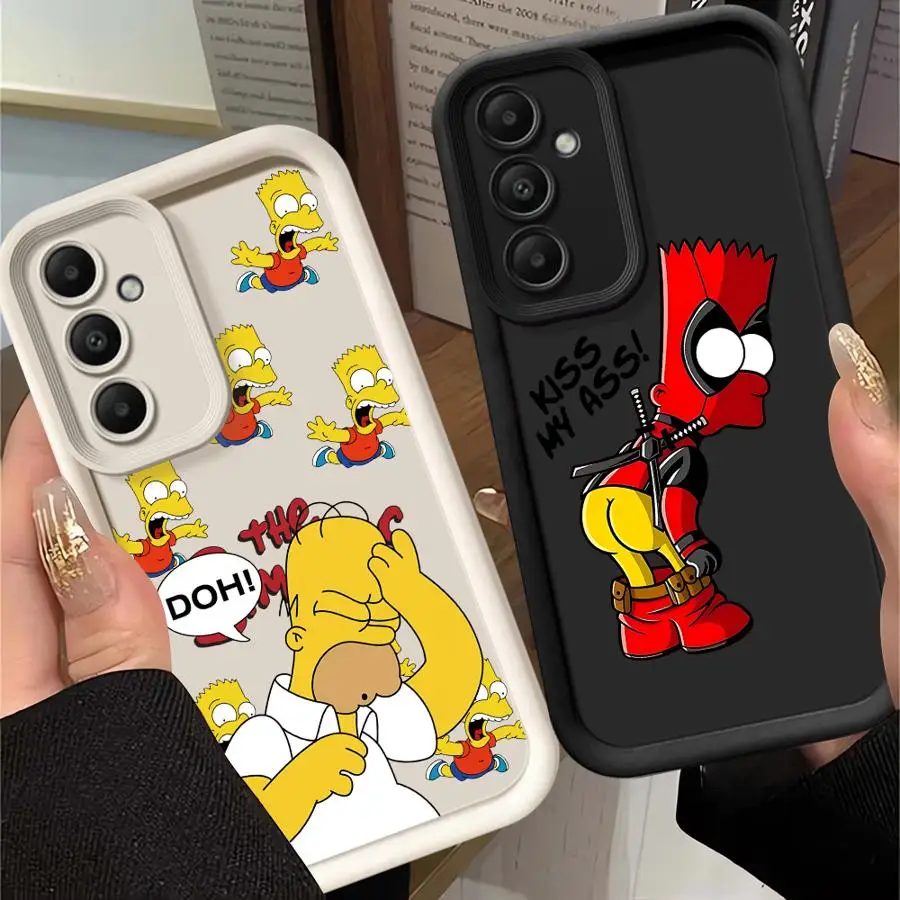 Чехол для телефона Disney Simpson для Samsung Galaxy A12 A13 A72 A73 ...