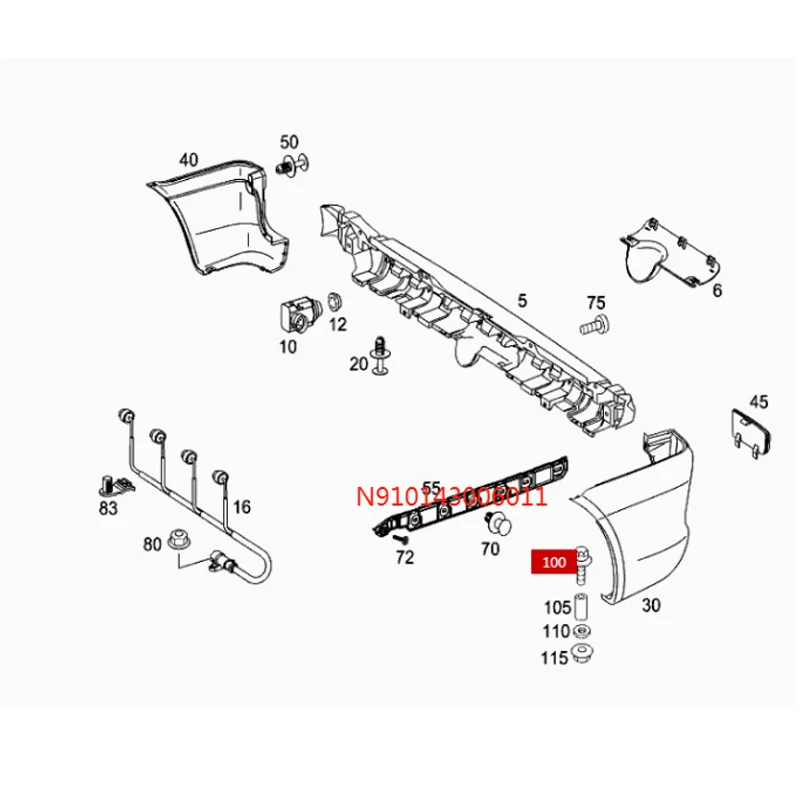W163 W164 W166 W177 W203 N910143006011 A1699890185 A0019908054 ...