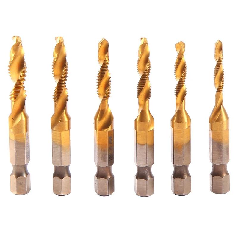 Combination Drill Tap & Tap Bit Set SAE And Metric Tap Bits For ...