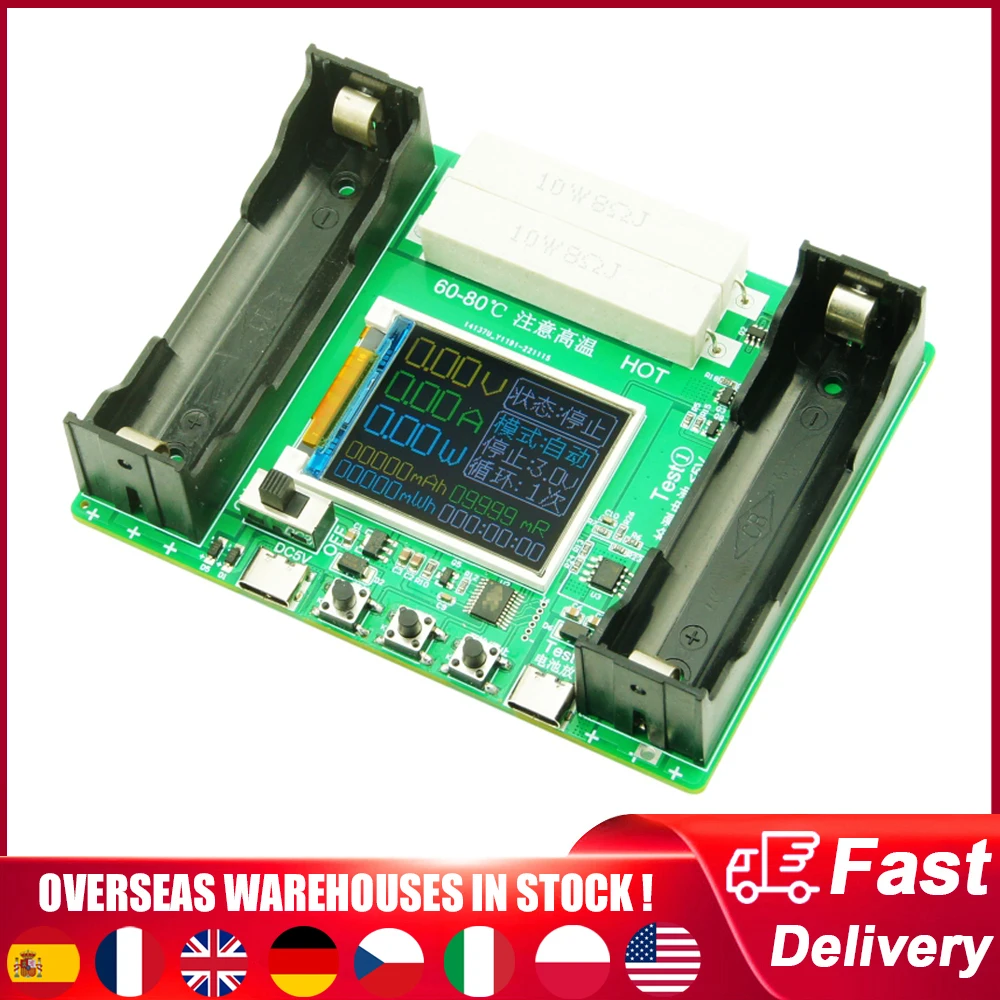 Тестер емкости литиевых батарей 18650 мАч | AliExpress