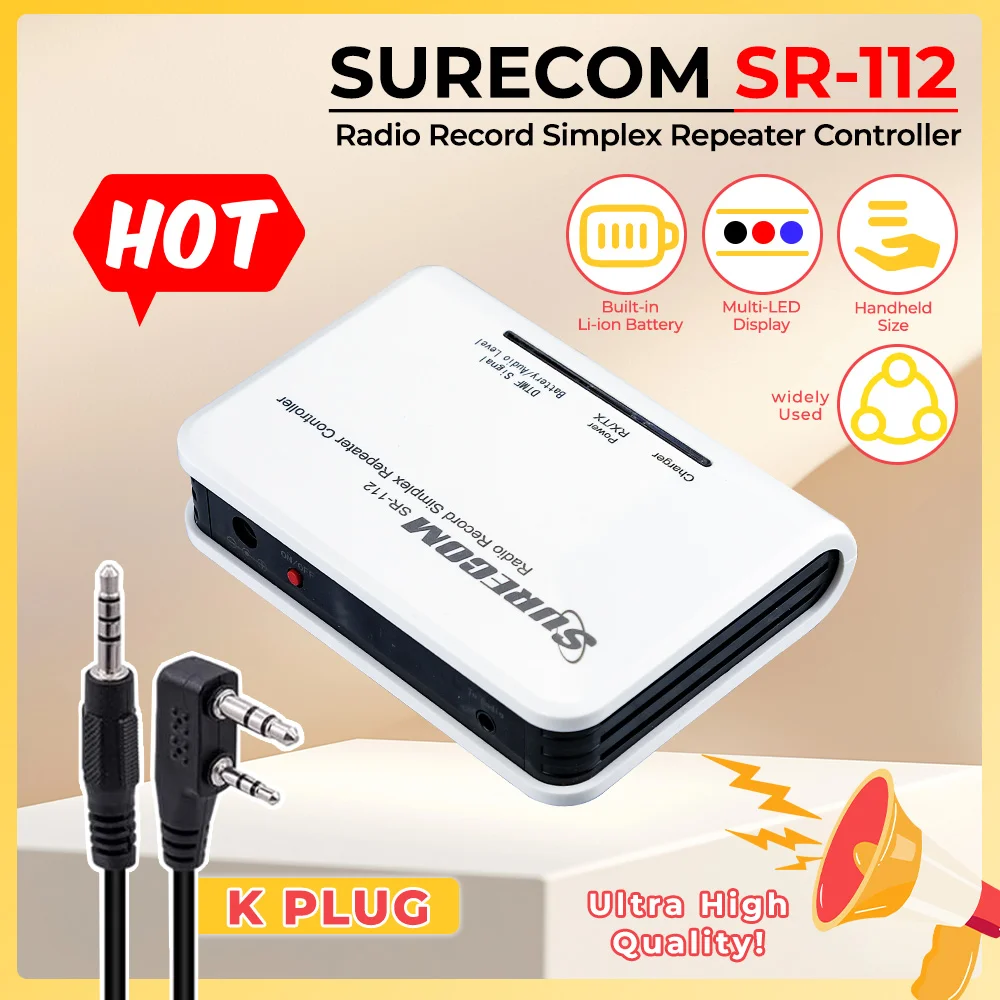 Контроллер ретранслятора Surecom SR-112 для Baofeng | AliExpress