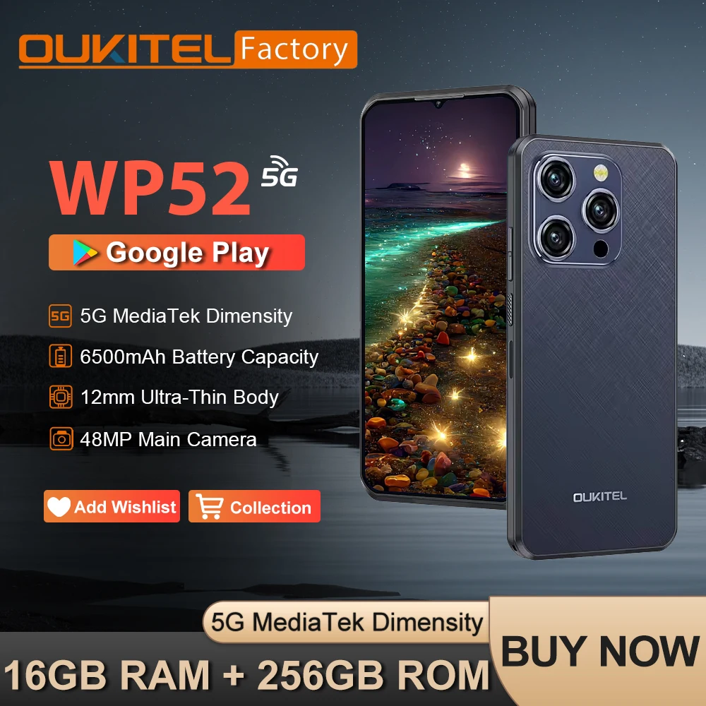 Смартфон Oukitel WP52, 4/256ГБ | AliExpress