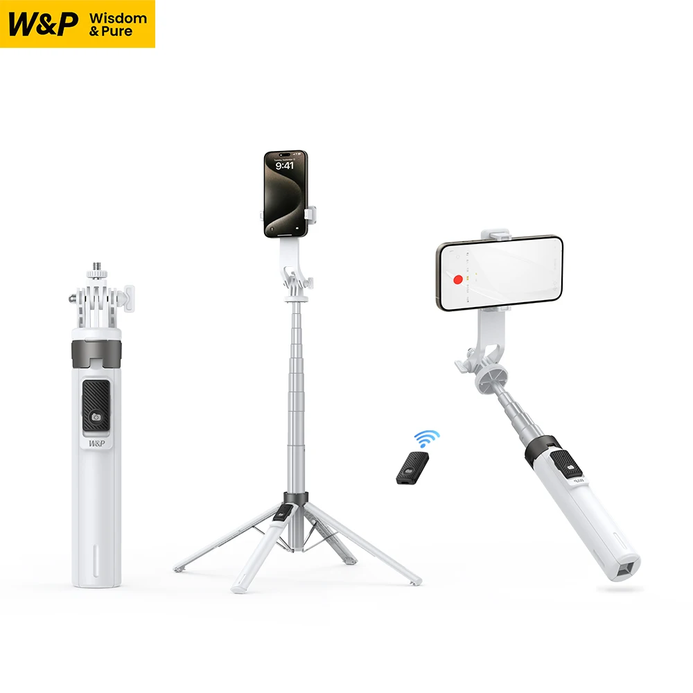 Беспроводная селфи-палка W & P с дистанционным управлением | AliExpress
