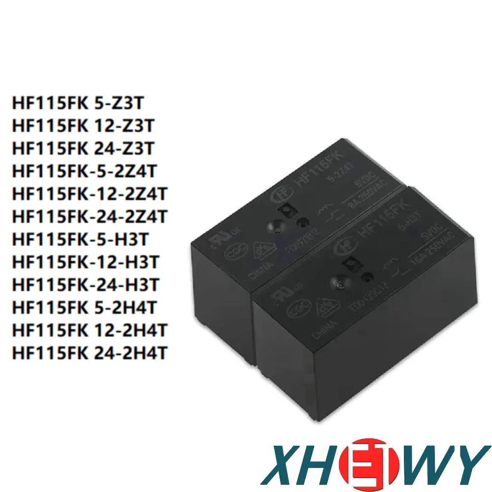 Реле HF115FK 5/12/24-H/Z3T 2Z/2H/4T 5-Z3T 24-Z3T 5-2Z4T 12-H3T 24-2H4T ...