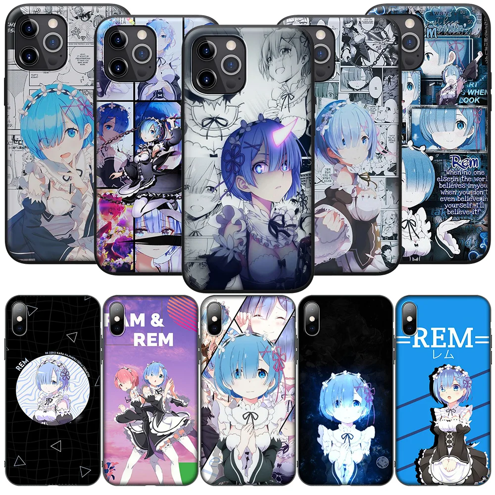 GGT138 Re Zero Rem Phone Case for Samsung Galaxy A55 A53 A52 A51 A21S ...