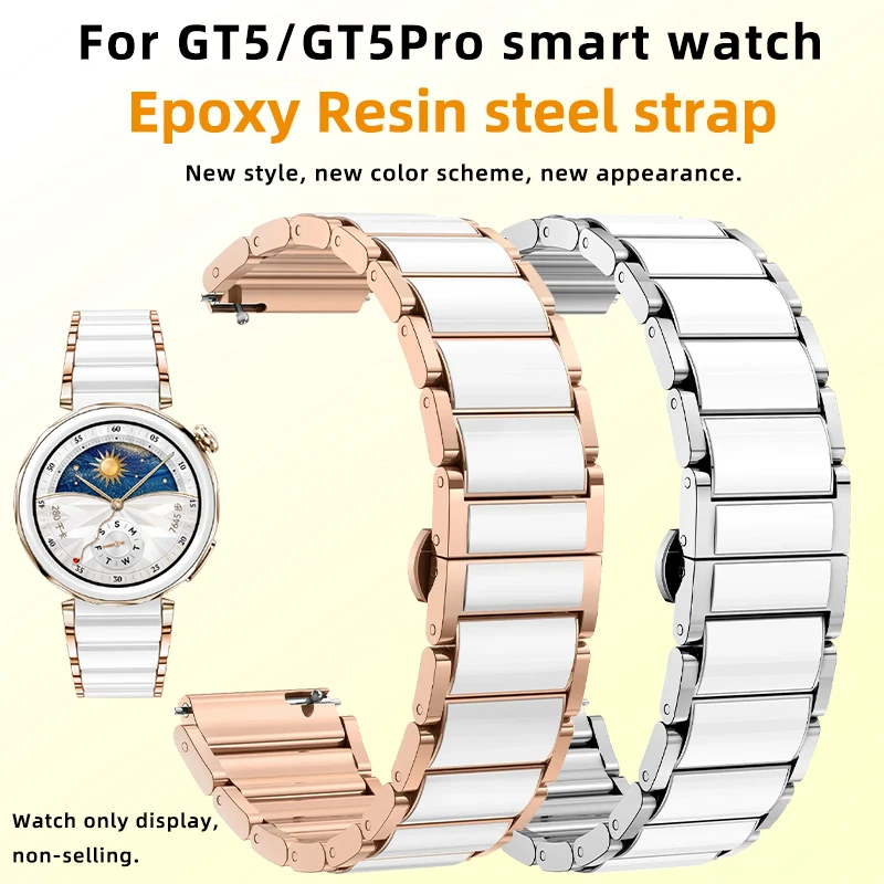 18mm Stainless Steel Strap For Huawei GT5 41mm GT5PRO 42mm Wristband ...