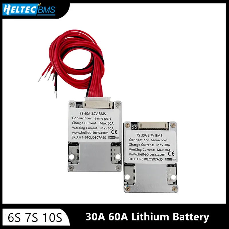 Heltec BMS 6S/7S/10S 30A/60A для аккумулятора | AliExpress