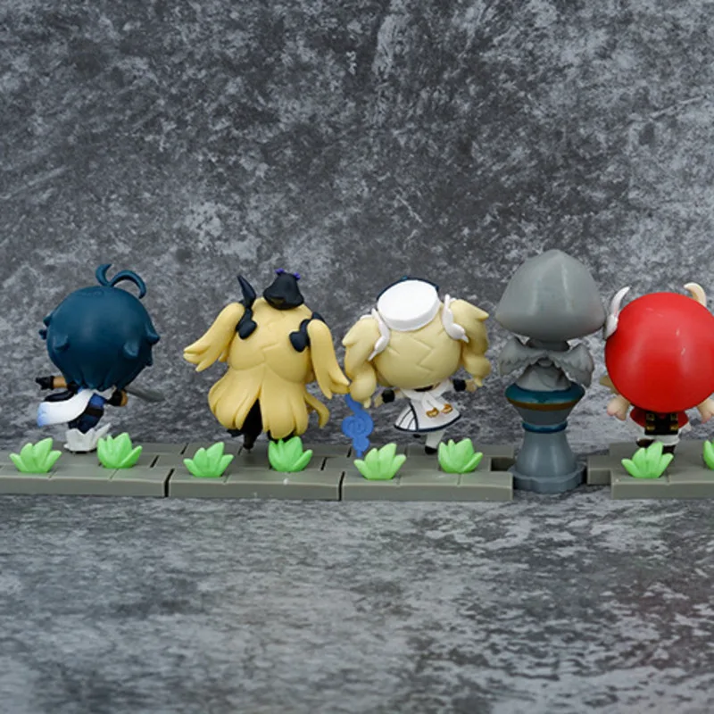 Genshin Impact Action Figure Cute Kawaii Diona Desktop Collection Klee ...