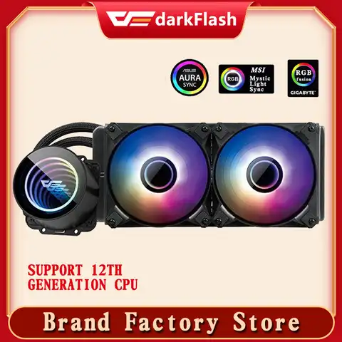Aigo darkflash pc case water liquid cooling aio co - купить недорого ...