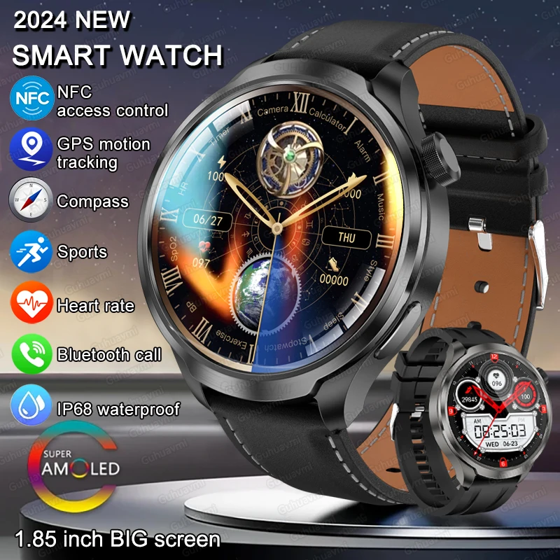 Новинка 2024, спортивные умные часы с GPS, модные мужские Смарт-часы с ...