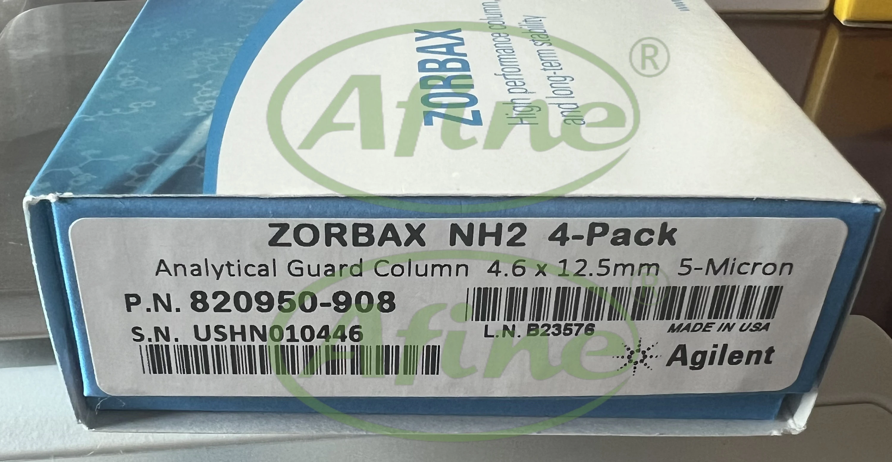 AFINE Agilent ZORBAX Original NH2 для 820950 -908 4,6 x 12,5 мм, 5 ...