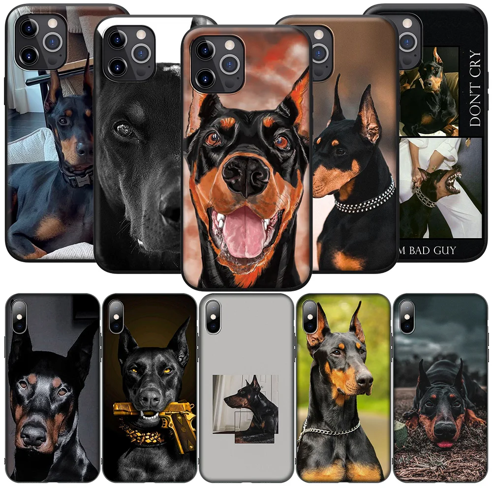 SO56 Doberman Pinscher Dog Cover Phone Case for iPhone 16 15 14 13 7 8 ...