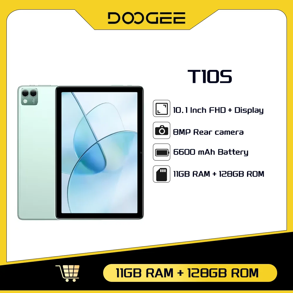 Планшет Doogee T10S, 10.1", 6/128ГБ, Wi-Fi+4G, Android | AliExpress