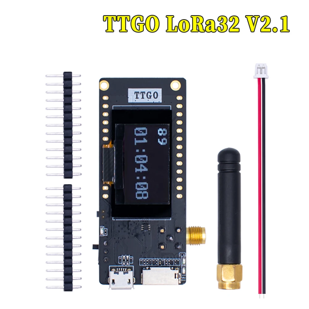 TTGO ESP32-Paxcounter LoRa32 V2.1 1,6 версия 433/868/915 МГц LoRa ESP ...