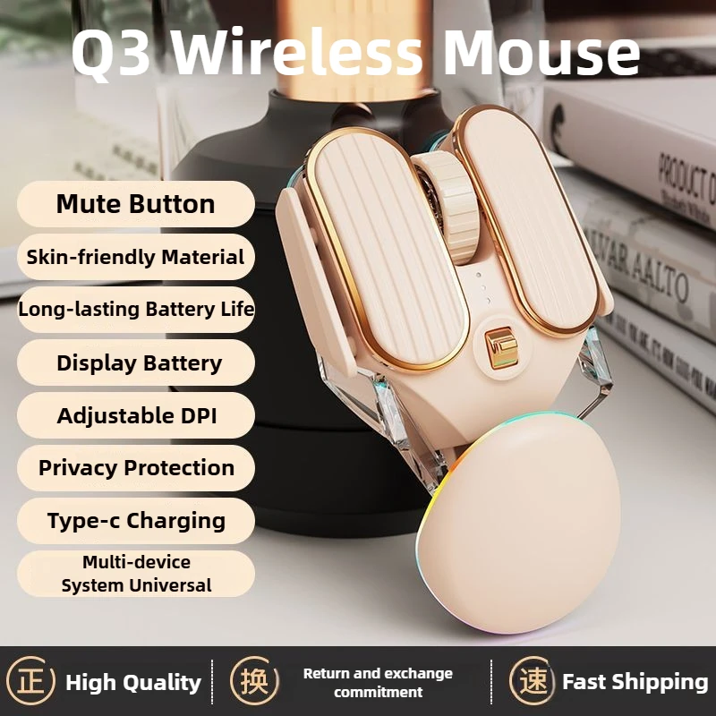 Беспроводная мышь LEEDOAR Q3 | AliExpress