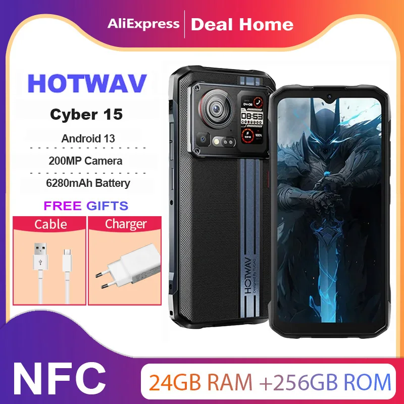 Смартфон Hotwav Cyber 15, 18/256ГБ, global | AliExpress