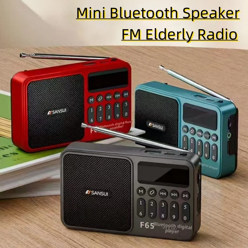 SANSUI F65 Портативный Bluetooth-динамик | AliExpress