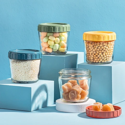 Glass tupperware set store