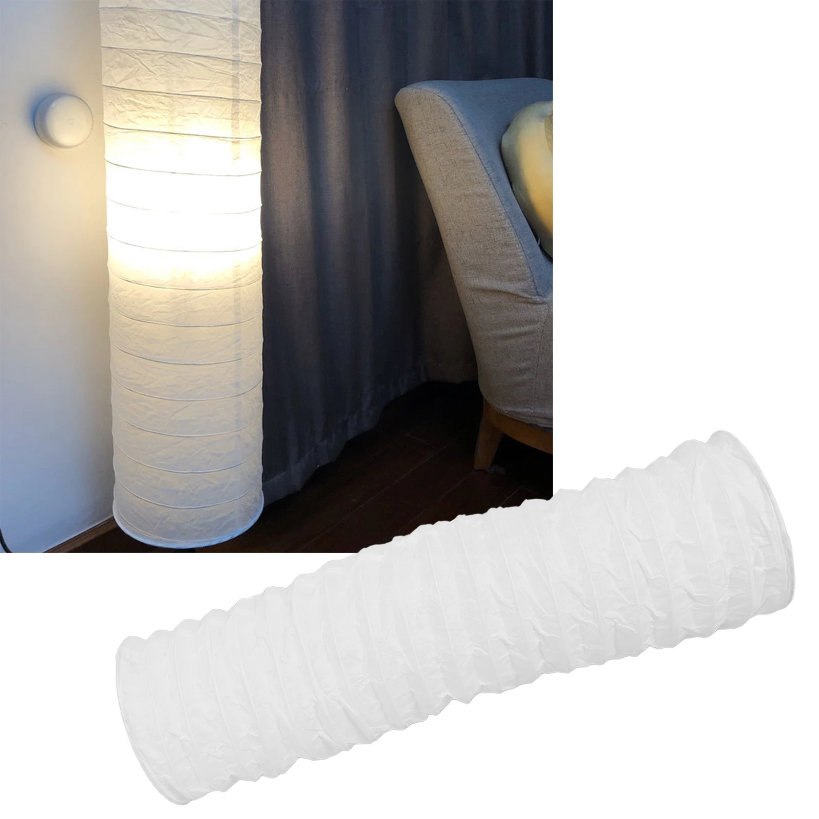 ZK20 Rice Paper Floor Lamp Shade 94cm 37 Inch Rice Paper Lamp Protector ...
