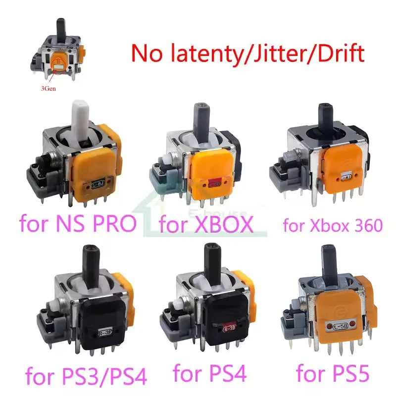 2pcs Generation 3 high precision For PS3/PS4/PS5/Xbox/Switch PRO ...