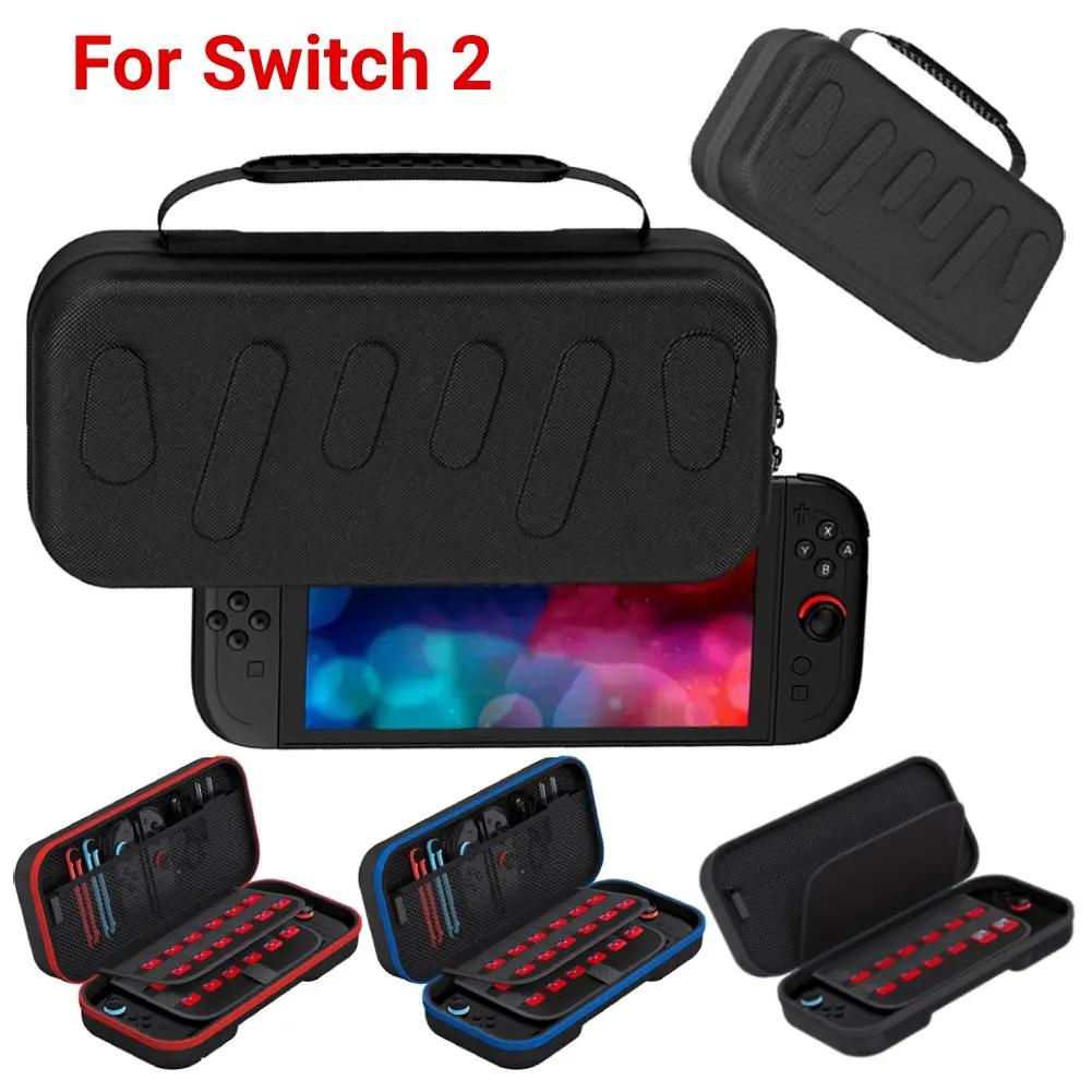 Противоударный чехол с защитой от царапин и 24 слотами для игровых карт Switch2 | AliExpress