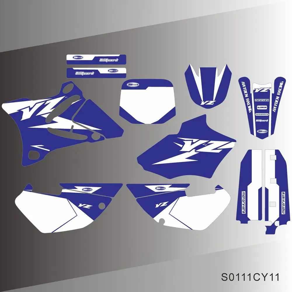 Наклейки для YAMAHA YZ85 YZ 85 2002 2003 2004 2005 2006 2007 2008 2009 ...