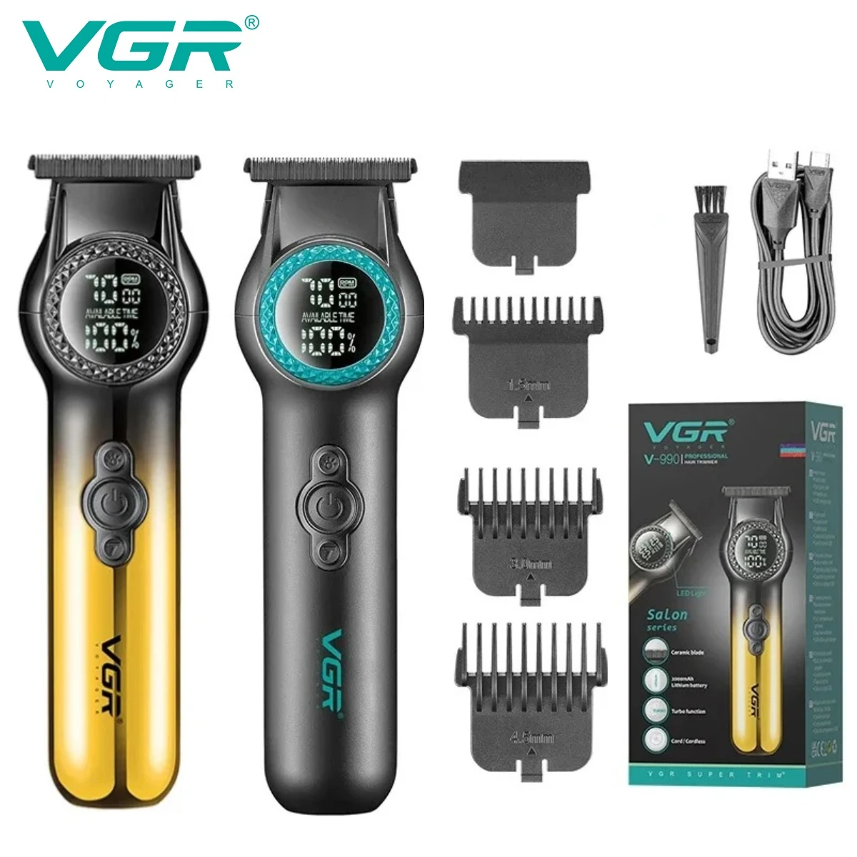 VGR Tриммер для волос V-990 | AliExpress