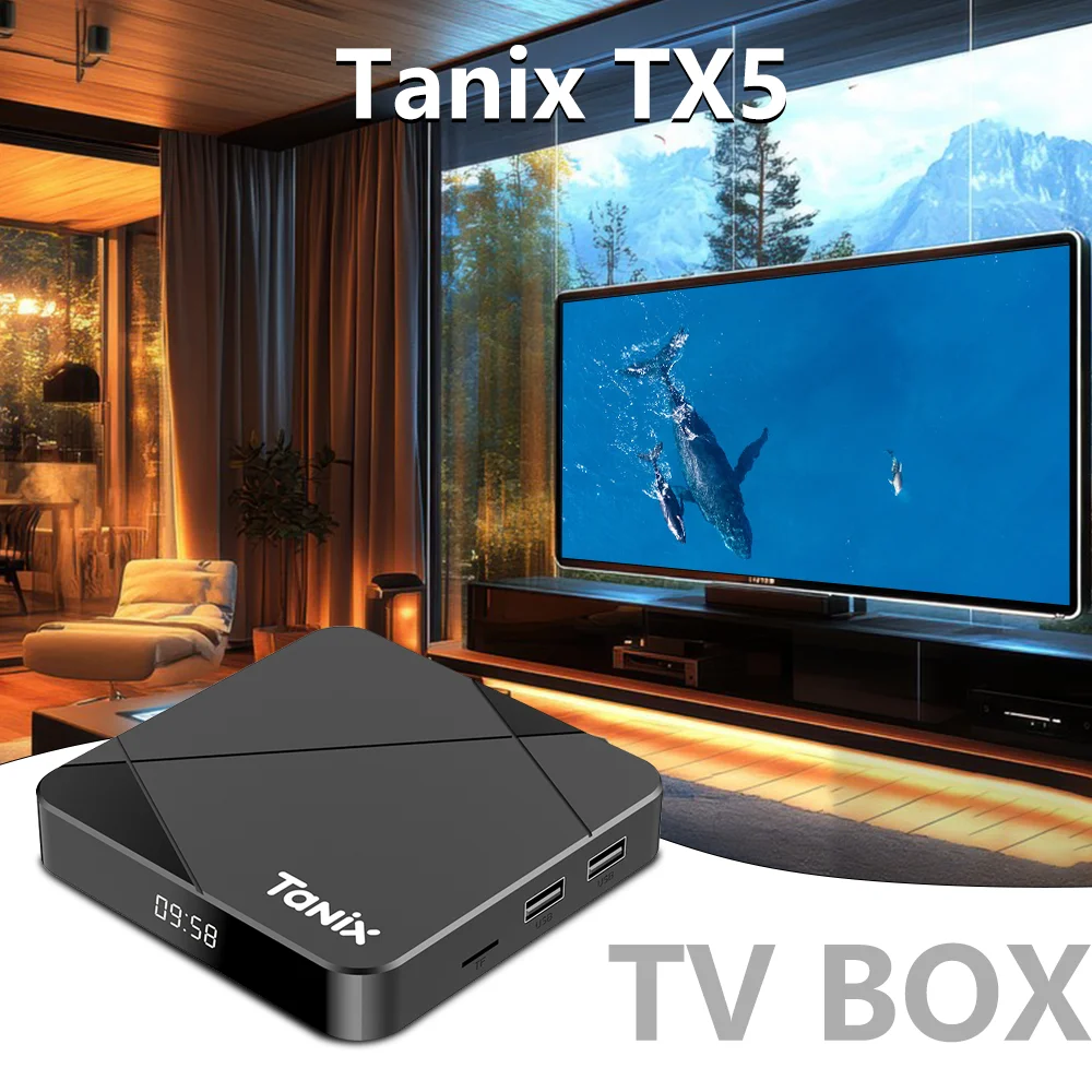 Tanix TX5 Android 14 ТВ-приставка 4ГБ 64ГБ | AliExpress
