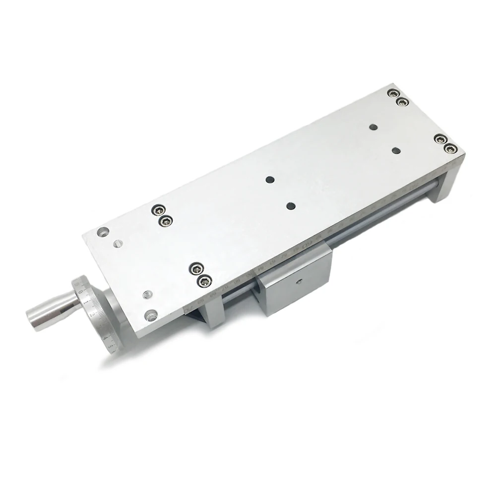 100MM Stroke Manual hand wheel Linear module Sliding Table Slide Linear ...