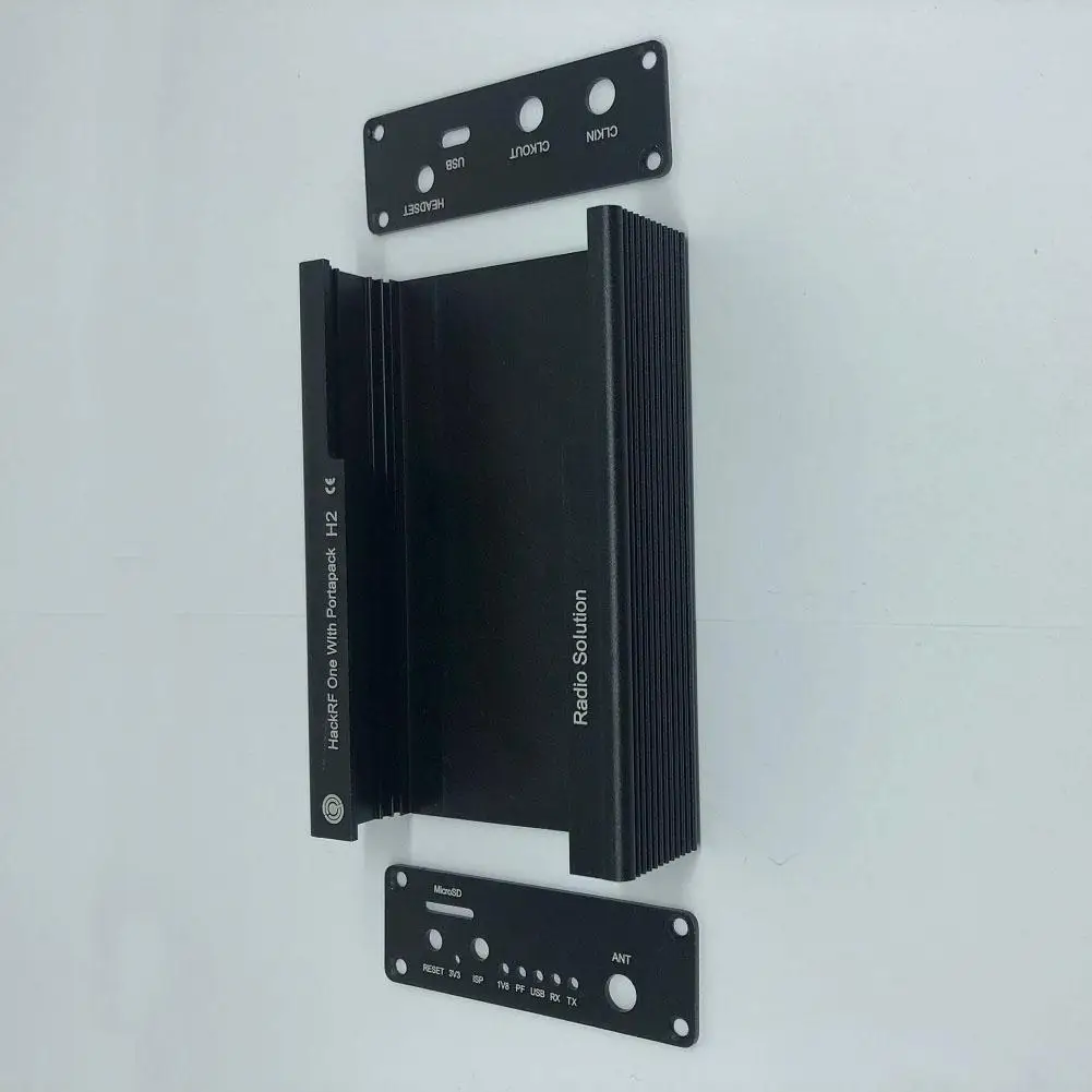 Metal Case Black Aluminum Instrument Box Extruded Enclosure DIY ...