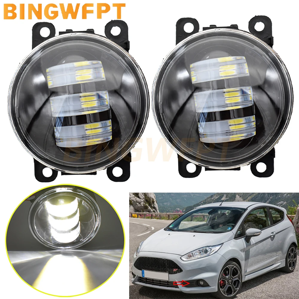 Противотуманные фары 2 шт./пара LED для Ford, Fiesta, ST 2013, 2014 ...
